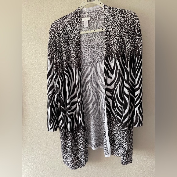 Chico's | Sweaters | Chicos Cardigan Sweater Openfront Linen Blend ...